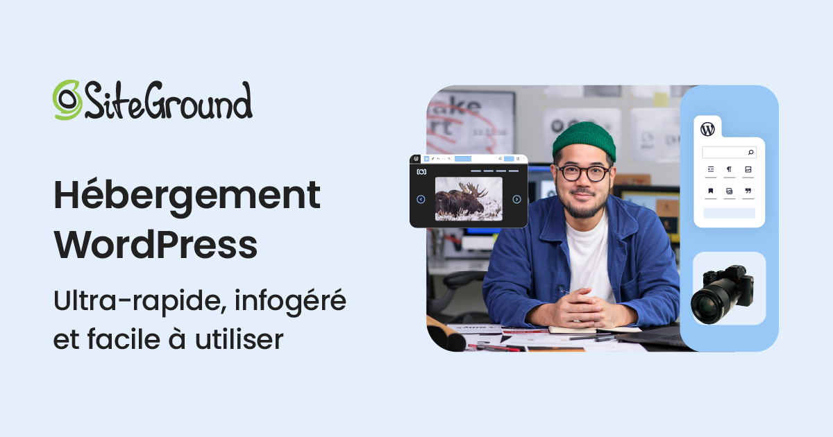 Hébergement WordPress - Rapide, sécurisé et géré par des experts - SiteGround